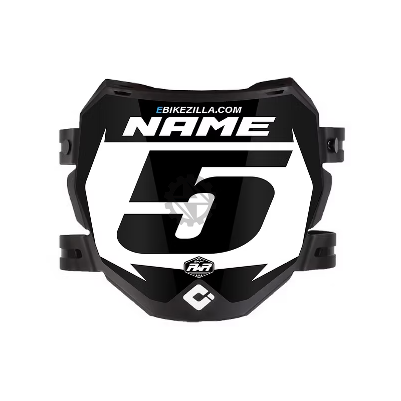 Custom ODI number plate Graphics PWR Factory | Ebikezilla